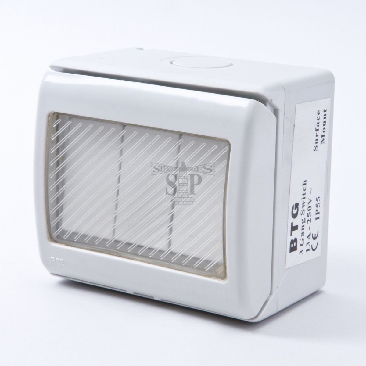 BTG IP55 13A 3 Gang Weatherproof Switch [Surface Mounted Type]